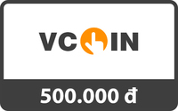 Mua Thẻ Vcoin 500k. Thanh toán online - nhận thẻ tự động